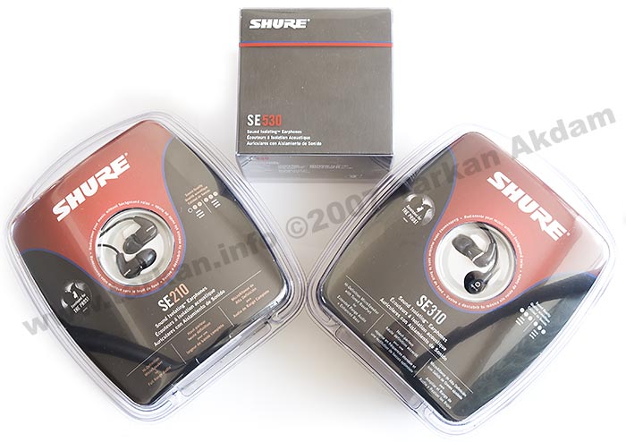 New Shure SE210, SE310, and SE530 earphones – Tarkan's BORED